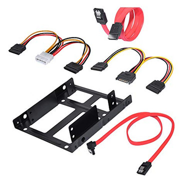 SSD Mounting Bracket Adapter 25 to 35 inch SSD Mounting Kit with SATA ...