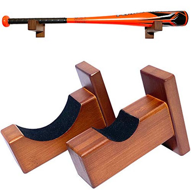 HEAVY ELITE Baseball Softball Bat Rack Wall Mount Horizontal Display ...