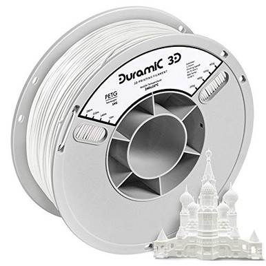 DURAMIC 3D PETG White Filament 175mm 1KG Spool 3D Printing Filament ...