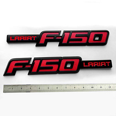 2pcs OEM F150 Lariat Emblem Badge Fender 3D Nameplate Replacement for ...