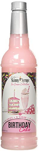 Jordans Skinny Syrups Sugar Free Birthday Cake Syrup Gluten Free Keto ...