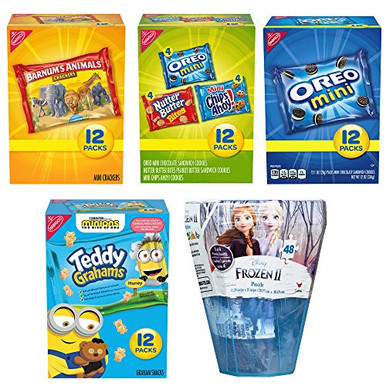 Snacks Variety Pack Barnums Animal Crackers Nutter Butter Chips Ahoy ...