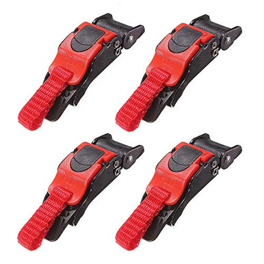 RMISODO 4 Pieces Motorcycle Helmet Clip Plastic Motor Bike Speed Chin ...