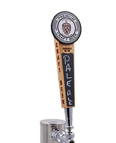 Beer Tap Handle with ChalkboardHop Edition Cool wood tap with laser ...