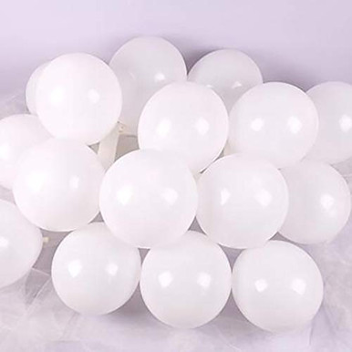 5 inch White Balloons Small White Balloons Party Latex Balloons Quality ...