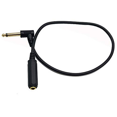 MMNNE 50cm 635mm 14 inch Stereo Plug Right Angled Male to 14 Female ...