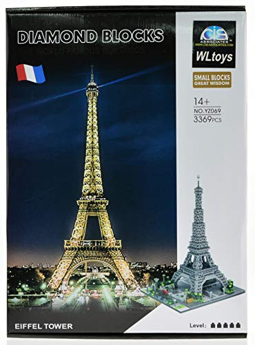 Eiffel Tower Micro Block Set with 3370 Bricks - Warehousesoverstock