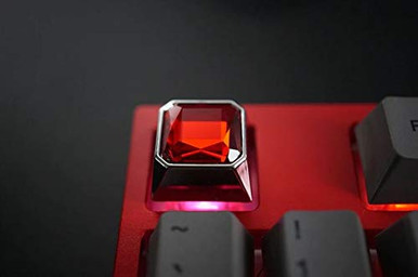 Mugen Custom Metal Red Gemstone Gem Keycaps for Cherry MX Switches Fits ...