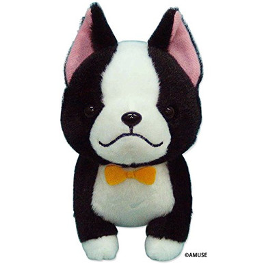 Amuse Mameshiba 3 Brothers Series Plush Dog Doll Black Boston Terrier ...