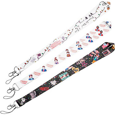 CY2SIDE 3PCS Stranger Things Badge Lanyard for Kids Phone String ...