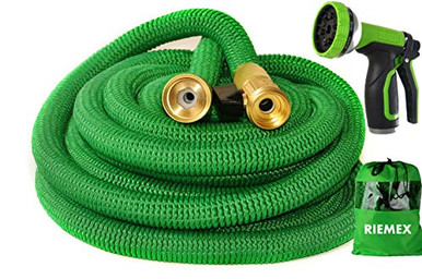 Riemex Expandable Garden Hose Green 75 FT New 2020 Heavy Duty Water ...