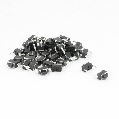 uxcell 44 Pcs 6x35x5mm 2 Pins Momentary DIP Tactile Tact Push Button ...