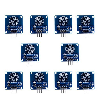 10 Pack TTP223B Digital Touch Capacitive Sensor Switch Module DIY for ...