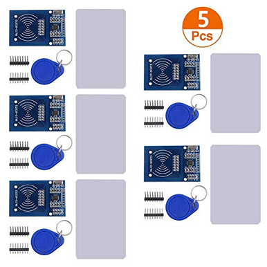 RC522 RFID RF IC Card Sensor Module with S50 White Card and Key Ring ...