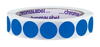 ChromaLabel 34 Inch Round Removable ColorCode Dot Stickers 1000 per ...