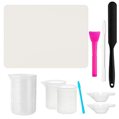 Gartful Reusable Resin Tool Kit 10PCS Mixing Cups Tool Sets for Resin ...