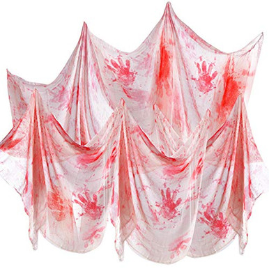 Zealor Halloween Creepy Cloth Party Decor Drape Doorways Entryways ...