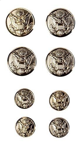 US Army Officer Male Button Set ASU - Warehousesoverstock