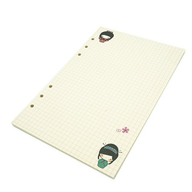 A5 Grid Paper Refill826x55 6 Ring Binder RefillHarphia100gsm Thickness ...