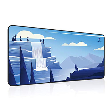 Extended Gaming Mouse Pad LANGTU Large XXL Mouse Mat with Stitched Edge ...