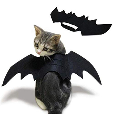 Cat Costume Halloween Pet Bat Wings Cute Puppy Cat Dog Little Devil ...