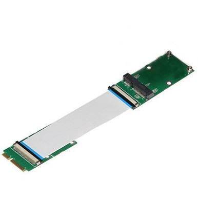 SUPERPLUS Mini PCI-E Express mSATA Extension Cable for Wireless Card ...
