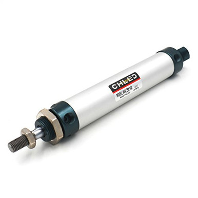 Baomain Mini Air Cylinder MAL 25 X 100 Single Male Thread Rod Dual ...
