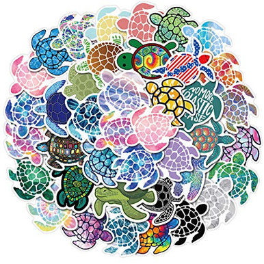 Cute VSCO Sea Turtles Stickers for Water Bottles Big 40Pack ...