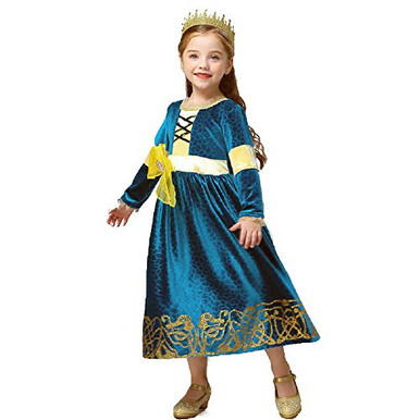 Brave Princess Merida Costume Kids Dress up Costume Birthday Carnaval ...