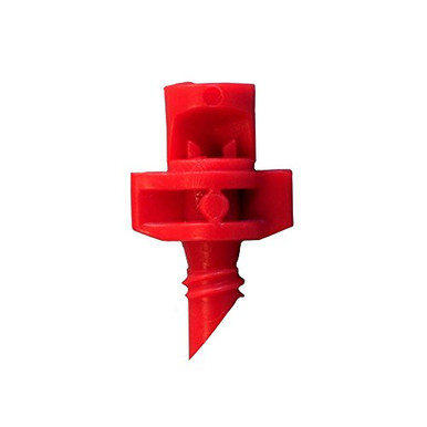 xGarden 60 Pack RED 90 Degree Micro Sprayer Fan Jet for Hydroponic and ...