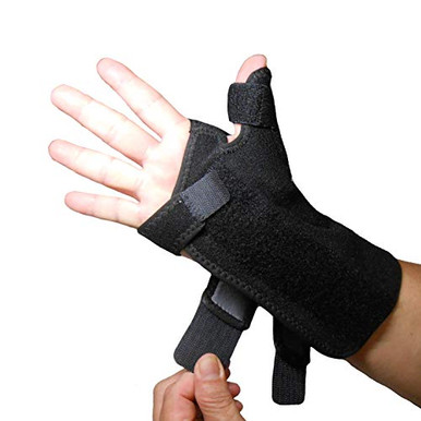 IRUFATBOS38 3D Breathable Fabric RSI Wrist Thumb Spica Splint for ...
