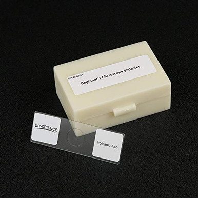 DIYSCIENCE Prepared Beginners Microscope Slide Set First Lessons for ...