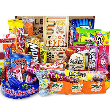VINTAGE CANDY CO 1970s RETRO CANDY GIFT BOX 70s Nostalgia Candies ...