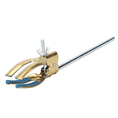 Lab Metal Clamp with 4 Prong Finger Style CopperCoated Head Laboratory ...