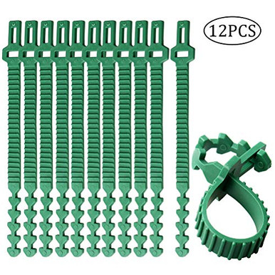 ZHIYE 12pices Tree Ties Stake Straps Supports, Heavy Duty Adjustable ...