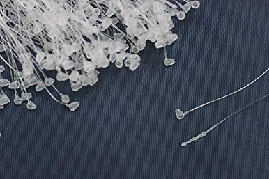 1000 pcs Plastic Fastener Hang Tag Snap Lock 3 Pin Security Loop for ...