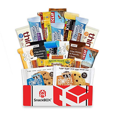 Healthy Protein Bars Fitness BOX Cookies Snacks Care Package Sampler ...