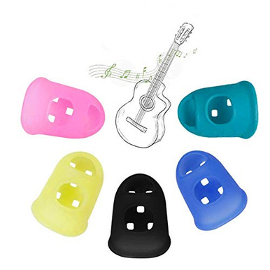 ZLYY 60pcs Guitar Plastic Finger ProtectorColor Fingertip Protection ...