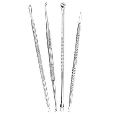 Blackhead Blemish Acne Remover Needle Tool Stainless Steel 4 ...