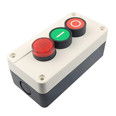 Nxtop Push Button Switch Station Momentary NC Red NO Green Red Signal ...
