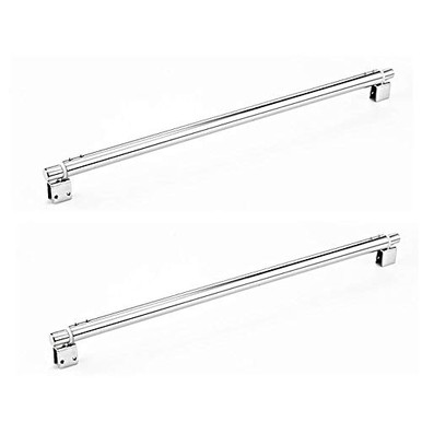 Set of 2 NUZAMAS 600mm to 800mm Shower Screen Support Telescopic Bar ...