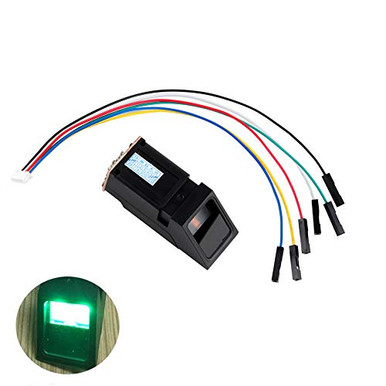 Wishiot Green Light Optical Fingerprint Reader Sensor Module for Arduino Mega2560 UNO R3 ...