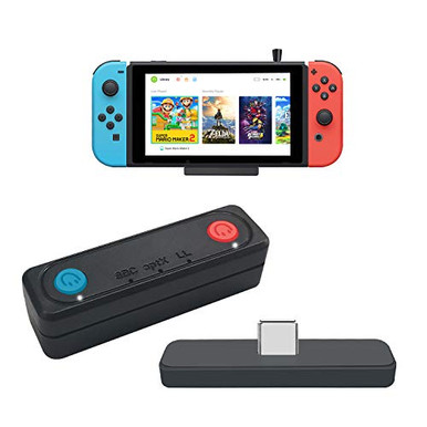 Bluetooth 5.0 Audio Transmitter Adapter with USB C and USB A Connector ...