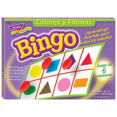 Bingo de Colores y Formas (Spanish Colors & Shapes) Bingo ...