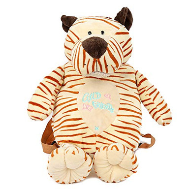 LOCOMO Toddler Kid Plush Toy Backpack Stuffed Animal Zoo School Bag ...