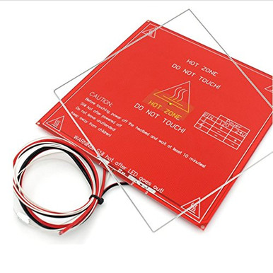 MK2B Heated Bed with Soldered NTC 3950 Thermistor and Borosilicate ...