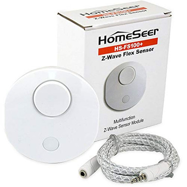HomeSeer HSFS100W ZWave Plus Perimeter Water Sensor with Builtin ...