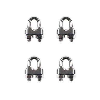 M12 Stainless Steel Wire Rope Cable Clip Clamp U Clamps Cable Wiring ...