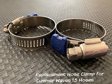 SP Replacement Summer Waves 150 Adjustable Metal Hose Clamp for Hoses ...