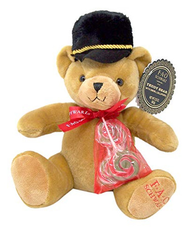 FAO Schwarz Stuffed Animal Plush Toy Teddy Bear with Lollipops Candy ...
